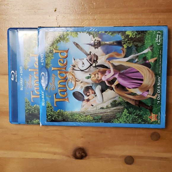 Other | Disney Tangled 2 Set Dvd Bluray | Poshmark